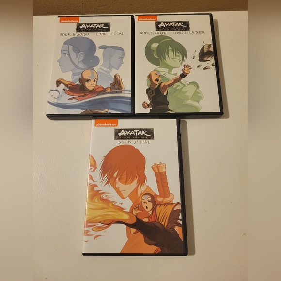 Nickelodeon | Media | Avatar The Last Air Bender 3 Dvds | Poshmark